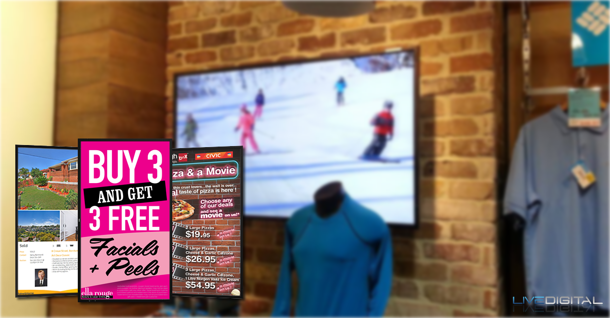 Live Digital - Digital Displays, Window Displays, Digital Signage Australia